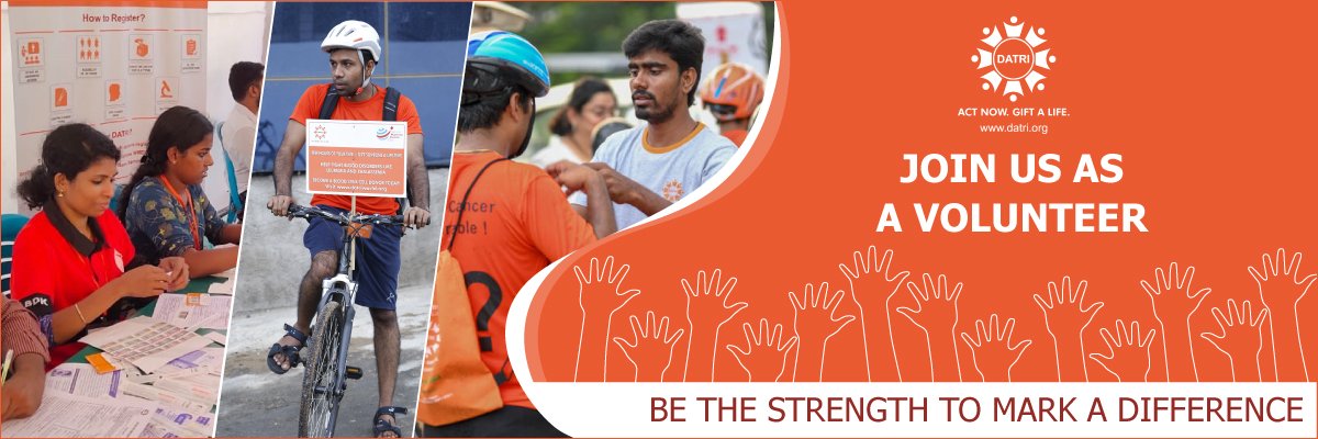 Volunteering Partnerships - DATRI - India's Largest Blood Stem Cell ...